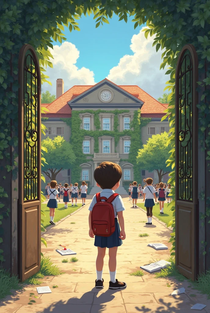 school first day - SeaArt AI