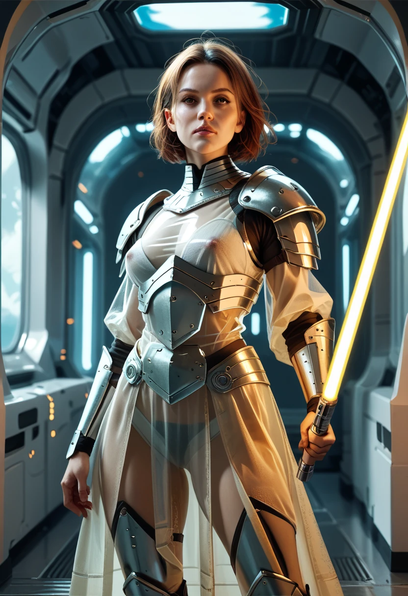 Wear hard glass armor made of (transparent See-through hard glass ...