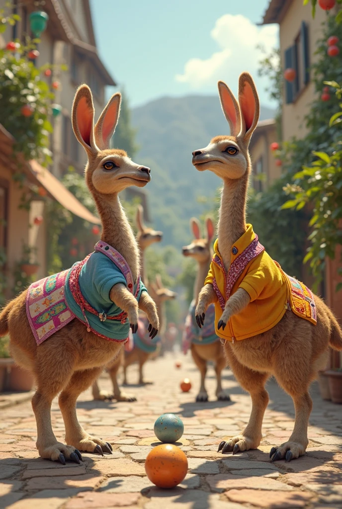 Guanoo holds Obout brand petong balls - SeaArt AI