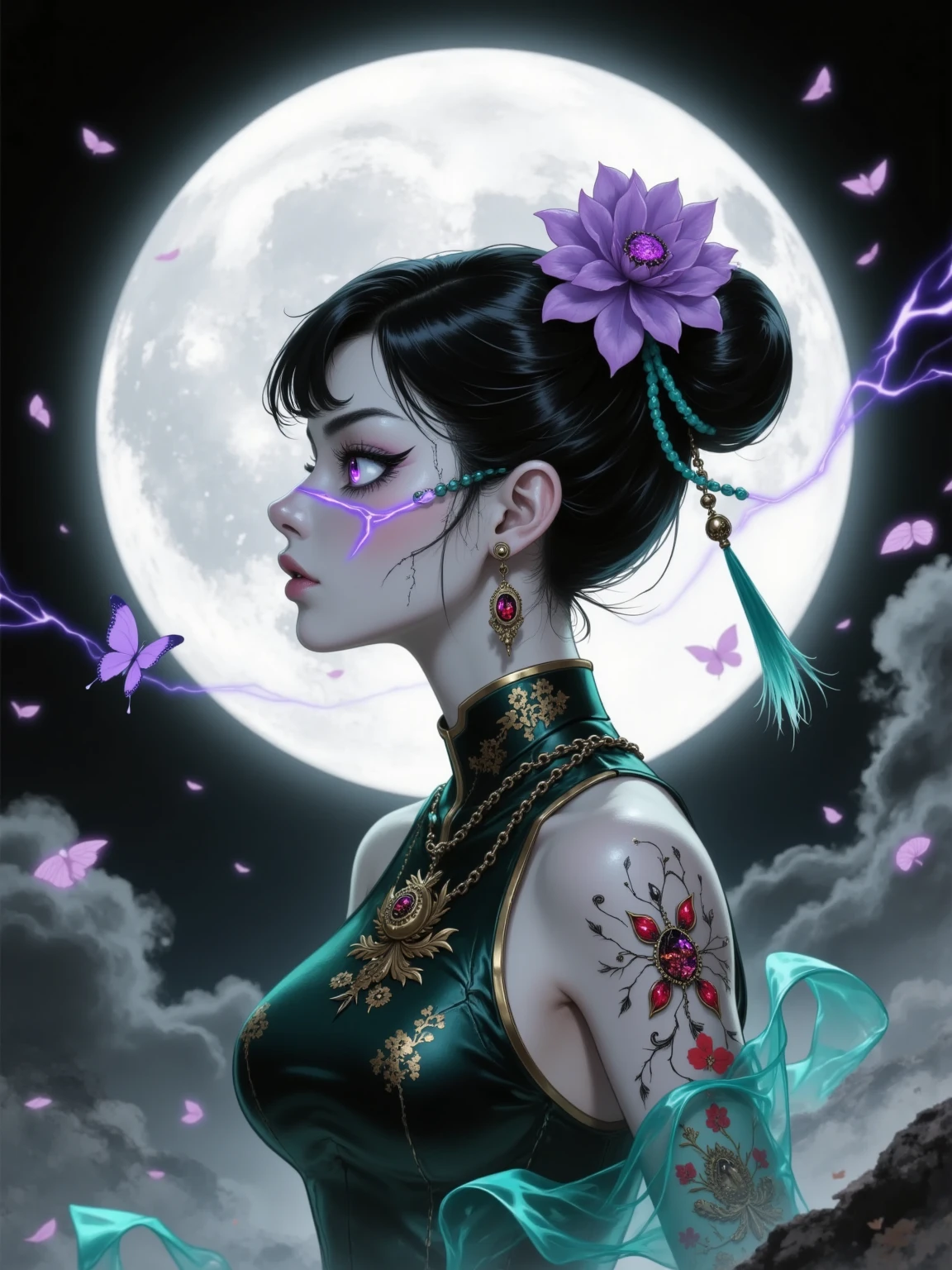 Bizarre scene aesthetic，Zen，low saturation，Hazy Dream，Ethereal smoke ...