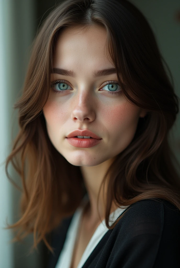 Make an extremely beautiful Russian woman, with unique traits - SeaArt AI