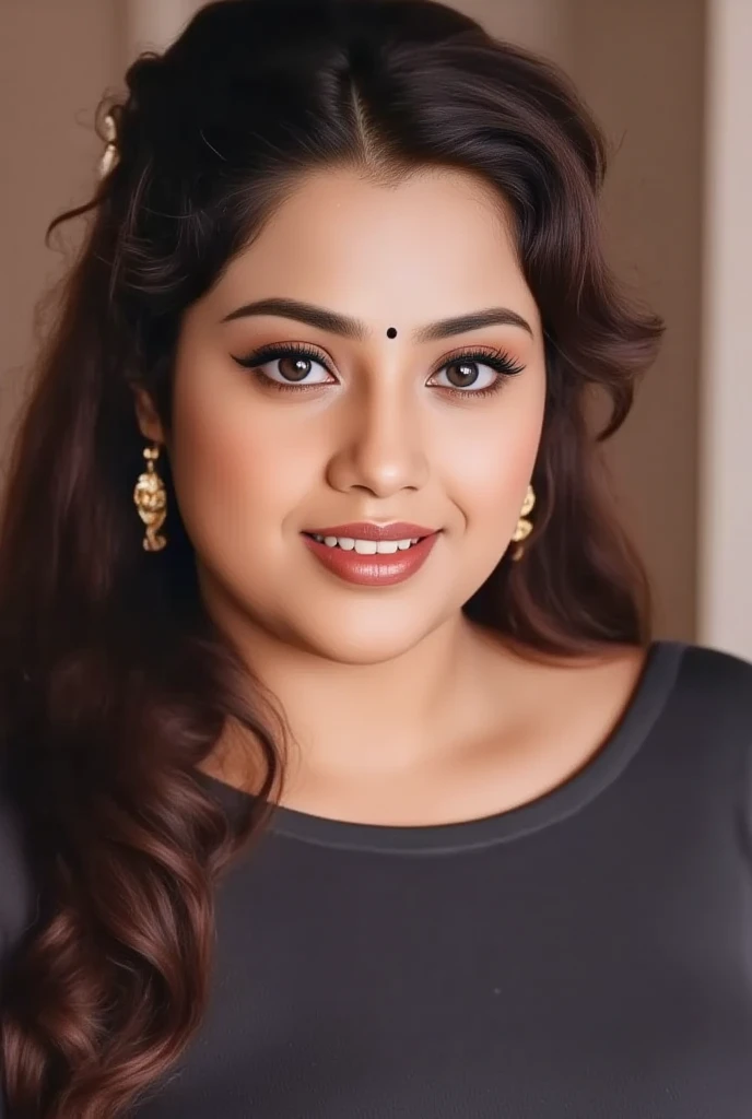 Meena beautiful 25 years old actress curvy size model woman - SeaArt AI