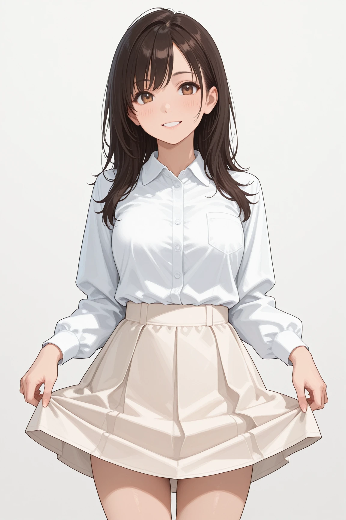 1girl, ((lift skirt)) - SeaArt AI