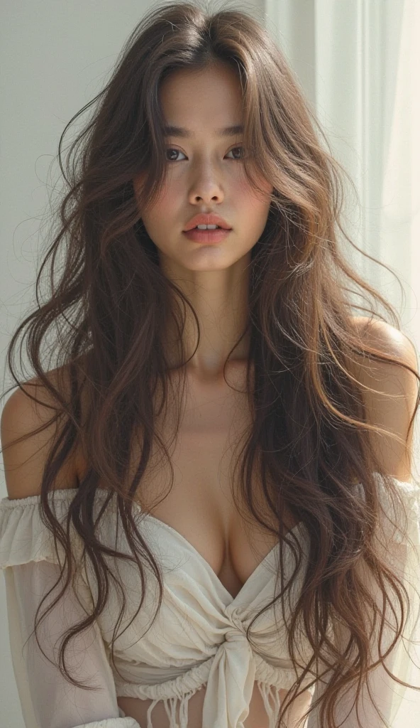 Long Hair, - SeaArt AI