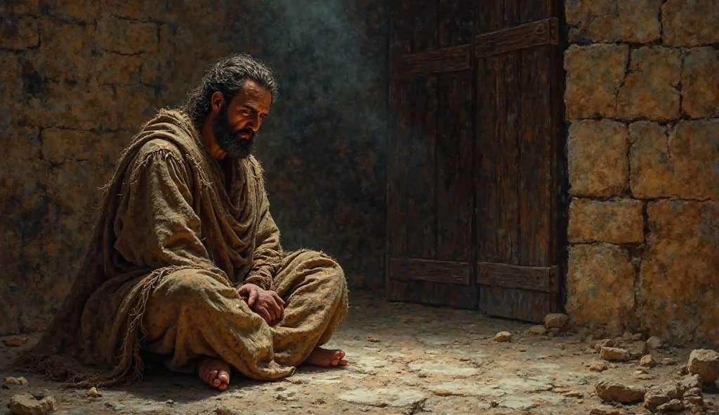 John the Baptist in Herod's prison - SeaArt AI