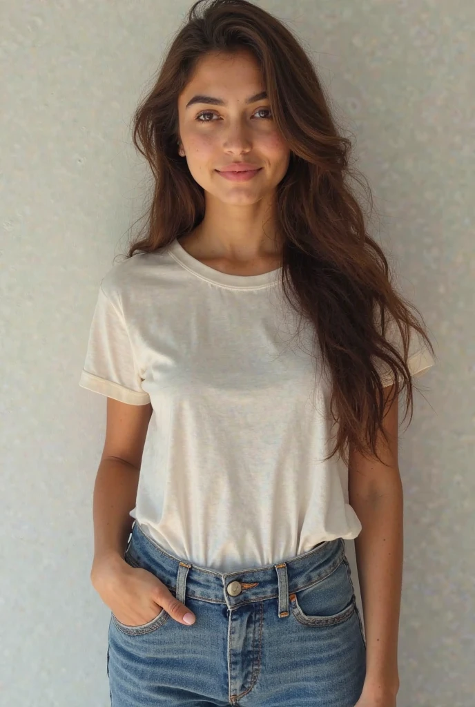 A young woman, 18-19 years old, with a height between 160-165 cm ...