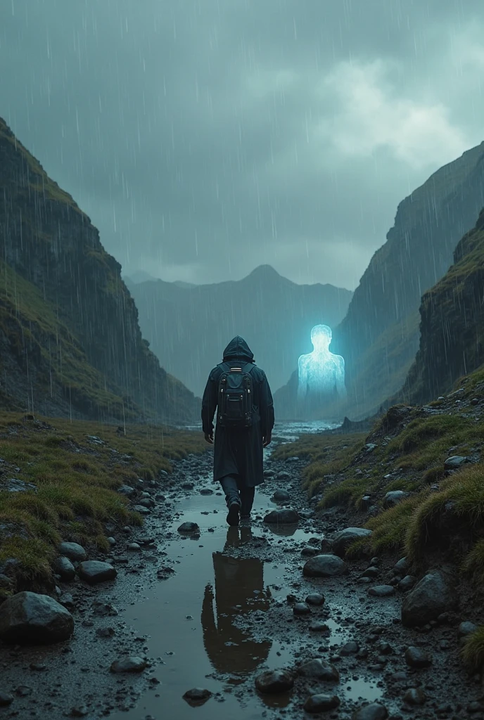 A cinematic, ultra-realistic wide-angle shot inspired by 'Death ...