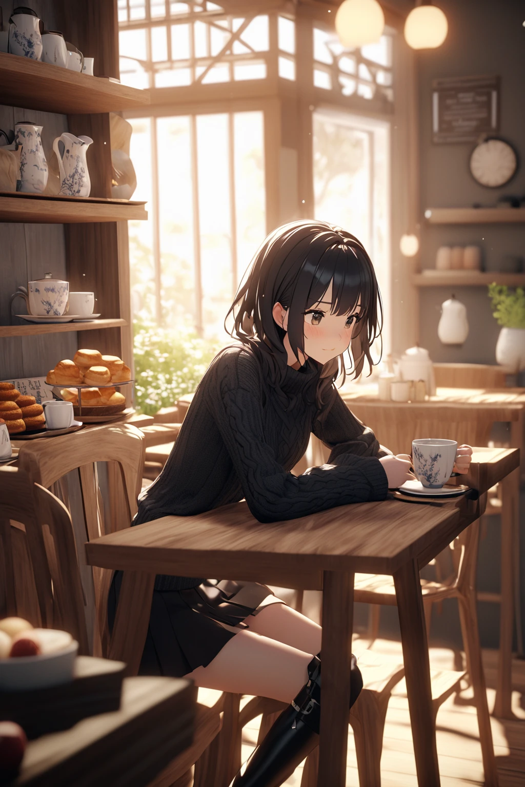 Masterpice,high quality, cinematic, 3d,An anime-style illustration of a ...