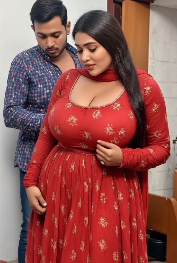 Hot skinny slim healthy south indian sanskari mom aunty body dark brown ...