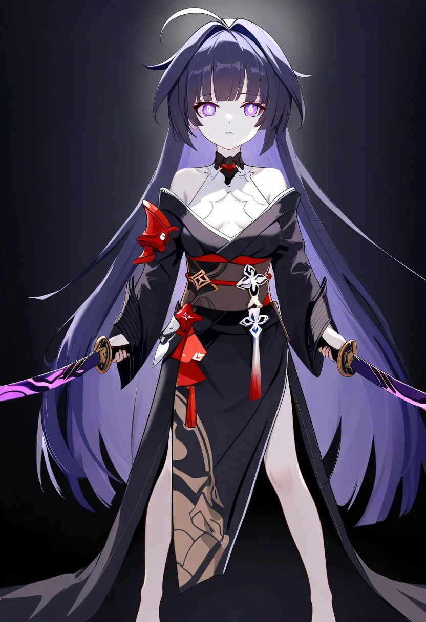 Raiden mei,honkai impact 3,loli,small bodies,cold expression - SeaArt AI