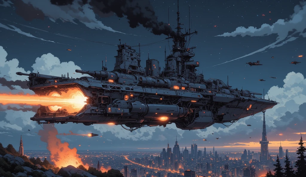 Flying Battleship,World War II warship,Retro Sophisticated Design ...