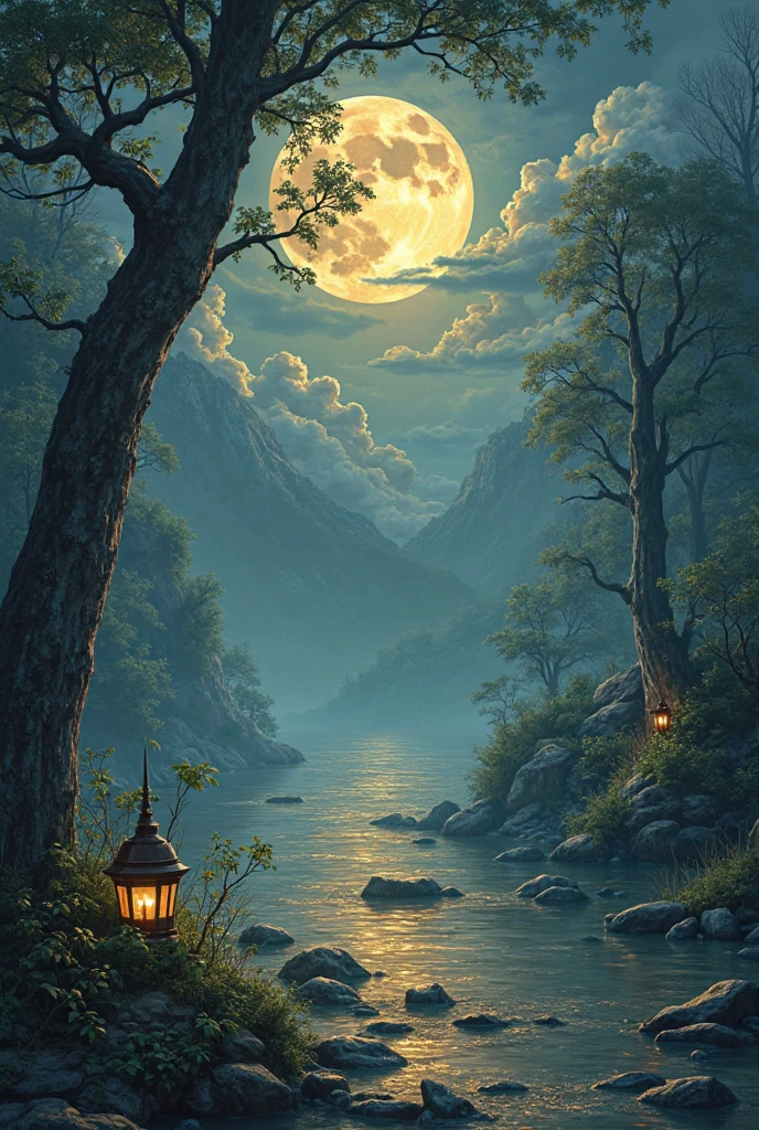 Image of nature with this text included. Tell you about the temptation ...