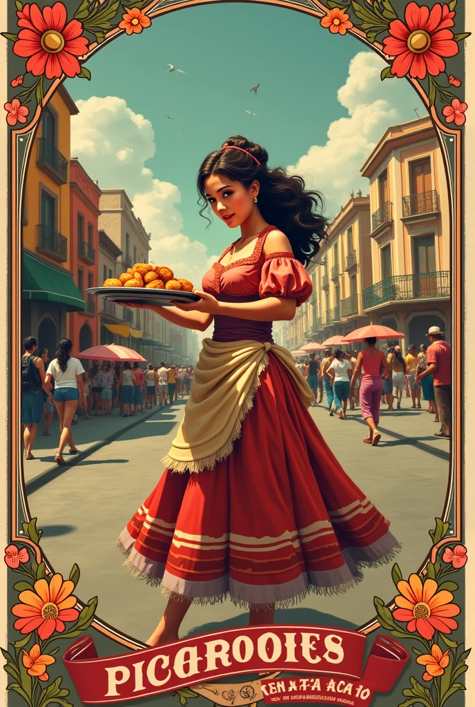 Create a poster in the style of Jules Chéret, that the style of the reference im - SeaArt AI