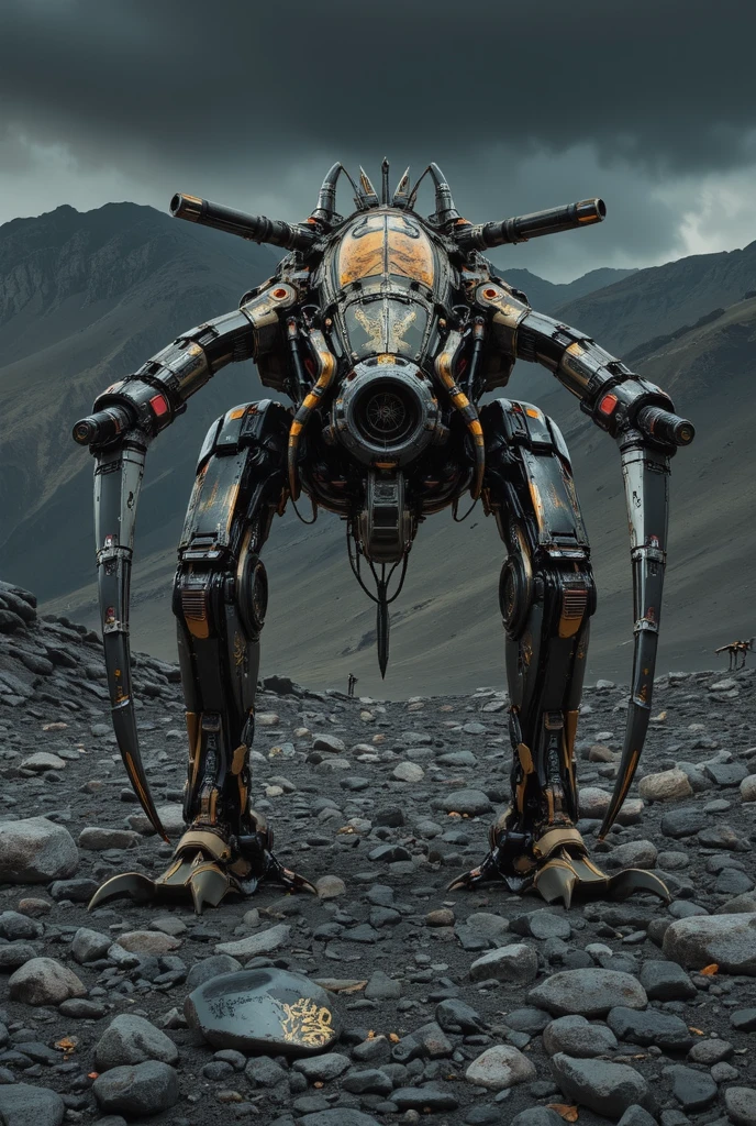 Masterpiece. Ultra HD. Photorealistic — (Combat walker with reverse ...