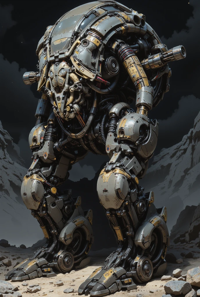 Masterpiece. Ultra HD. Photorealistic — (Combat walker with reverse ...