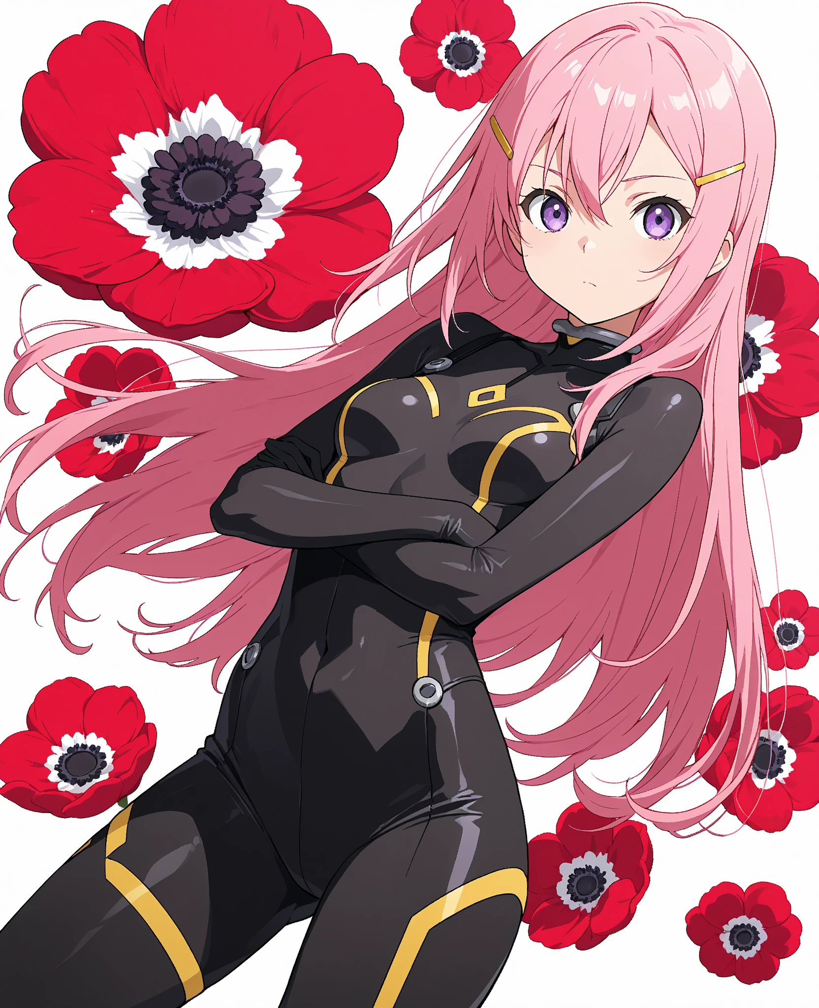 Score_9, score_8_up, score_7_up, source_anime, 1 girl, solo, Anemone ...