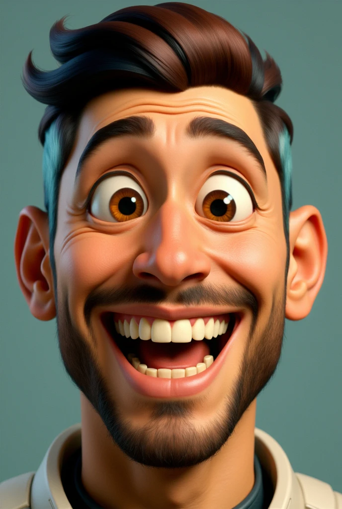 @Tito very happy face. Pixar style render - SeaArt AI