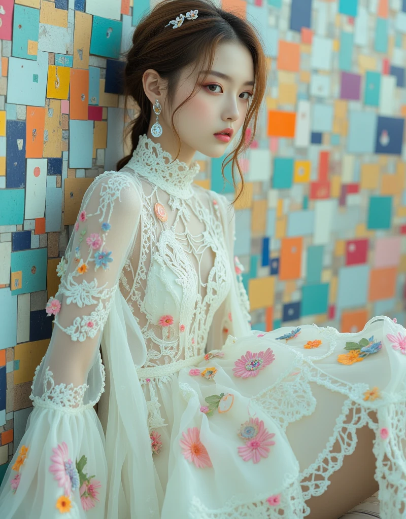 8k, masterpiece, best quality,realistic pictures, young woman - SeaArt AI