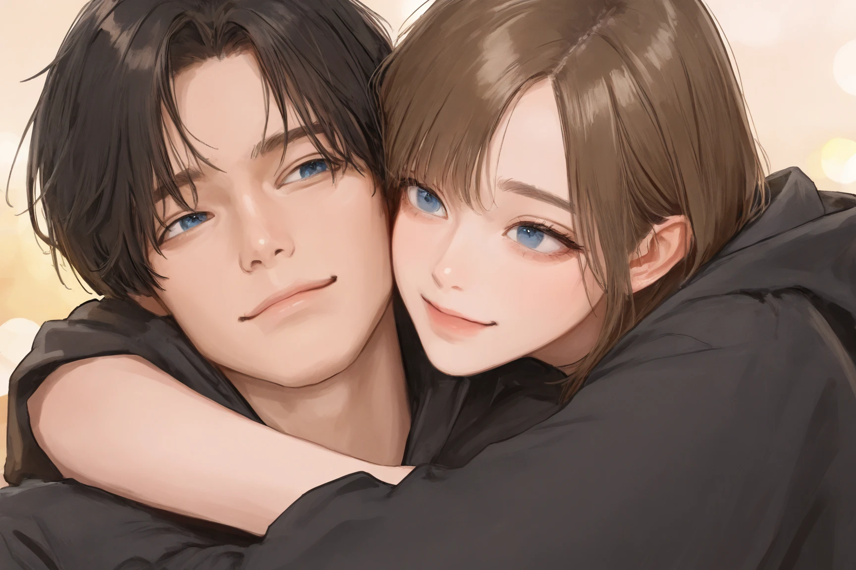 Masterpiece, top quality, 748cm style, couples, couple, close up ...