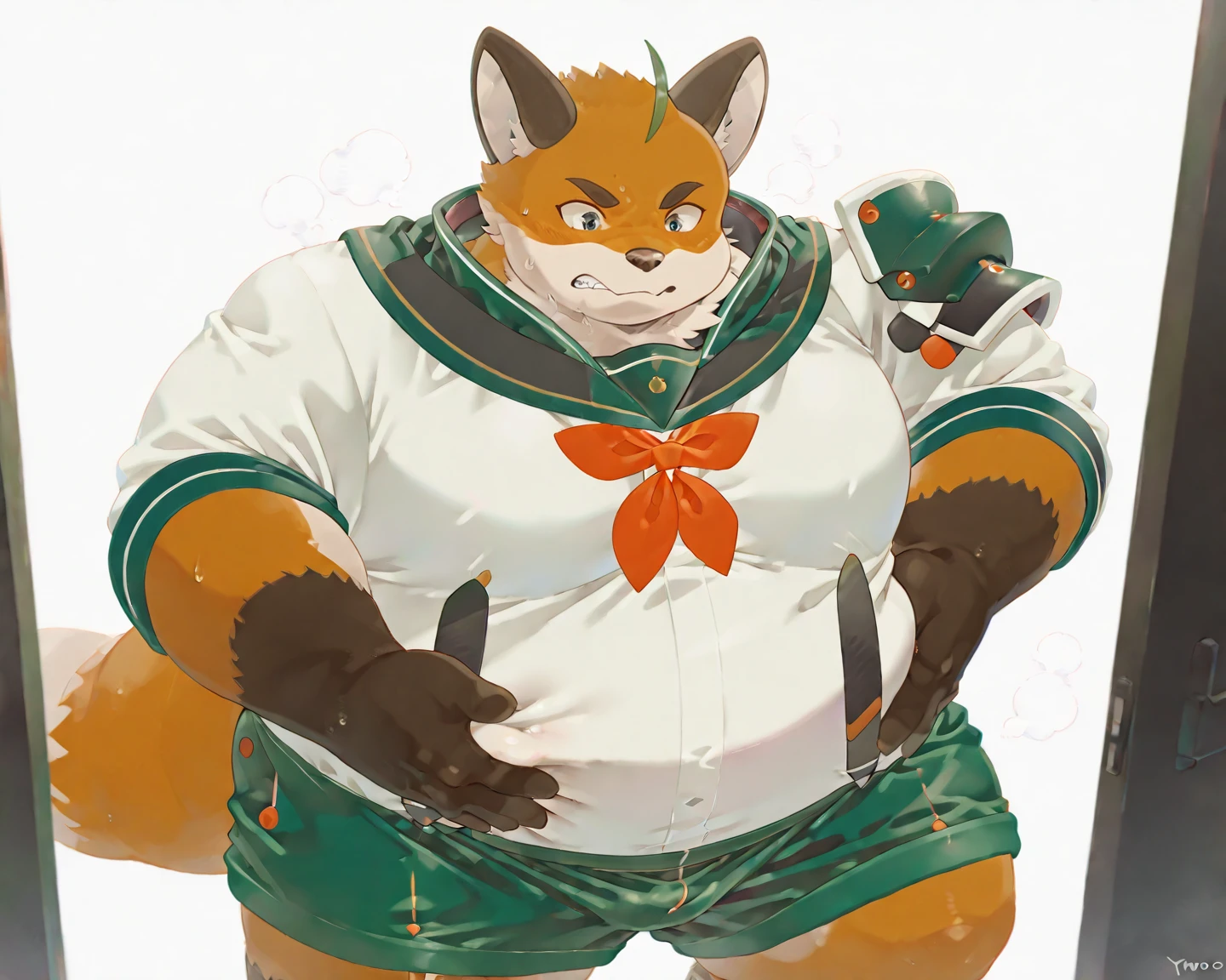 Iyo、correct anatomy, very detailed, very detailedな虹彩, male,like fur ...