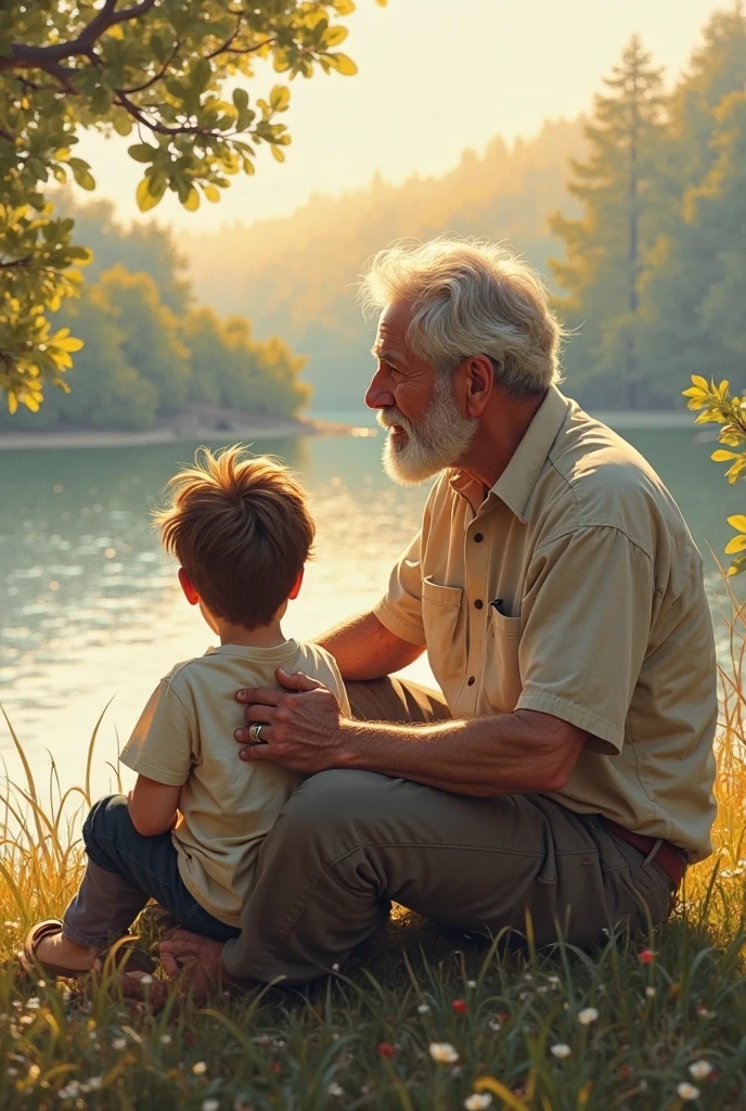 Father and son by cat steven’s - SeaArt AI