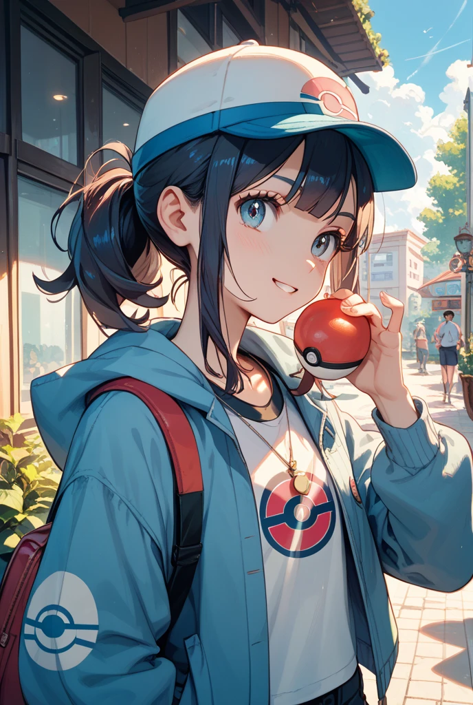 Chiri-chan the Pokémon trainer - SeaArt AI