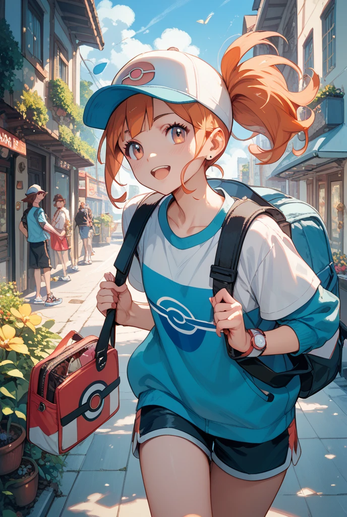 Chiri-chan the Pokémon trainer - SeaArt AI