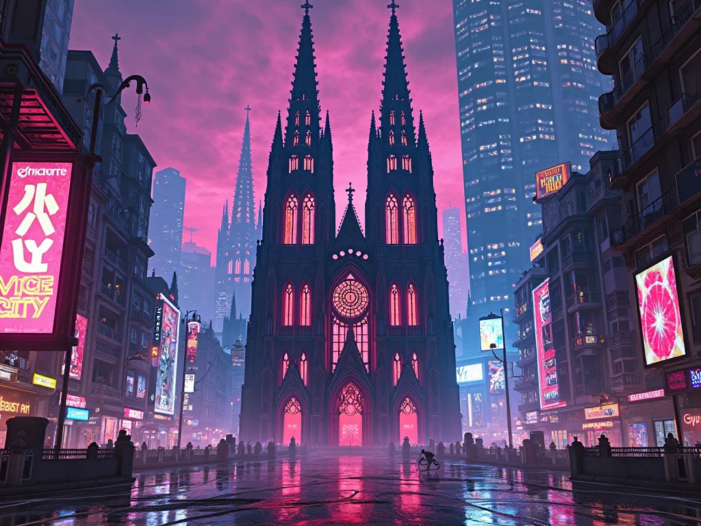 Illustration-of-cologne-city-featuring-the-iconic-dom-styled - SeaArt AI