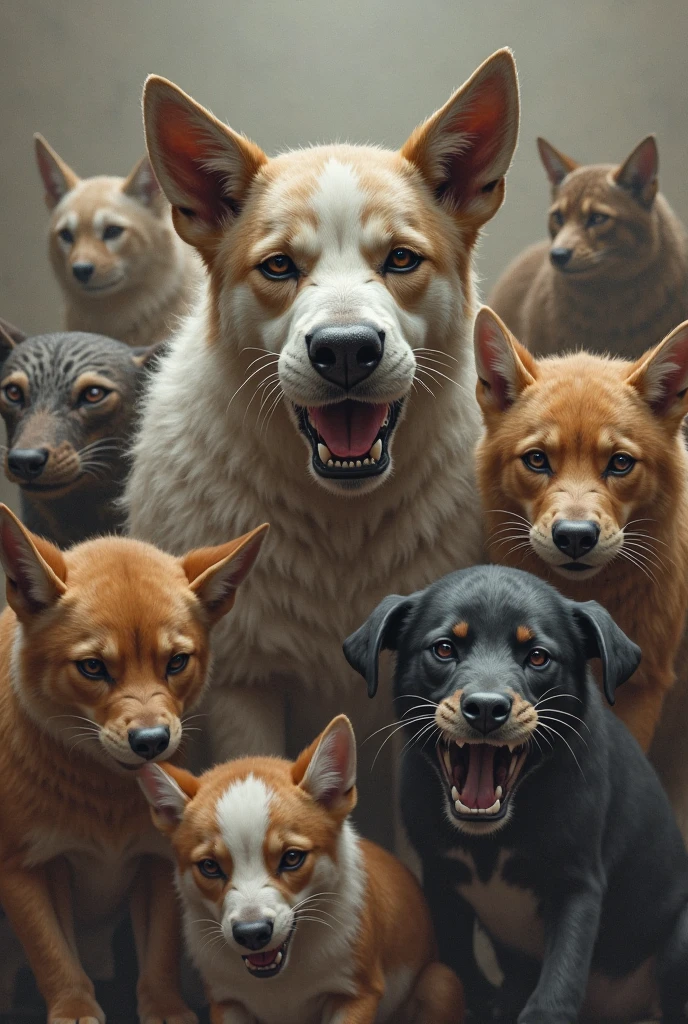 Anxious animals - SeaArt AI