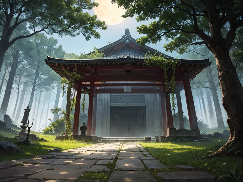A mysterious and eerie Japanese abandoned temple deep in the mountains ...