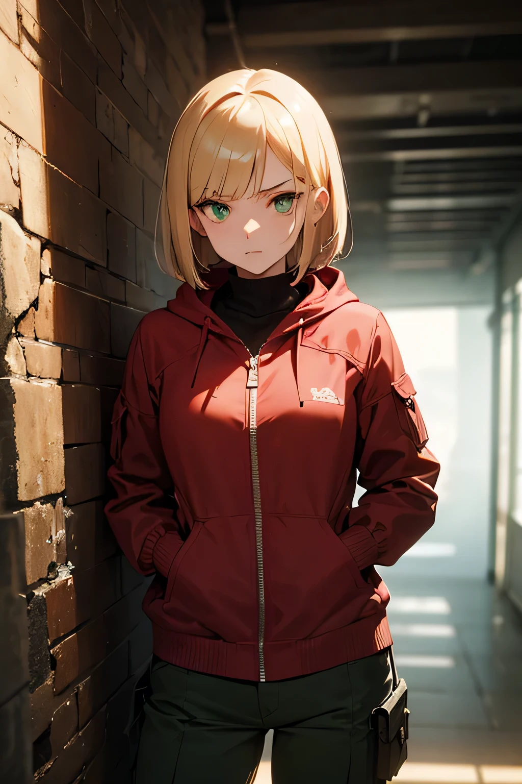 Ilustration of a female side character in a sci-fi/fantasy videogame ...