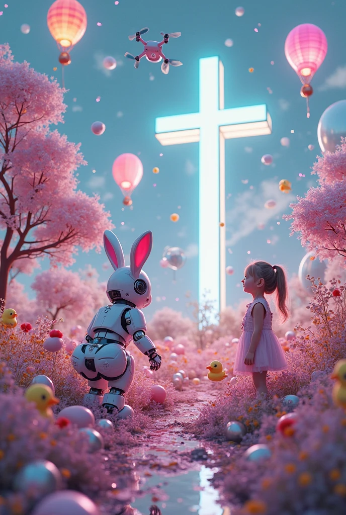 Easter Reimagined futuristic