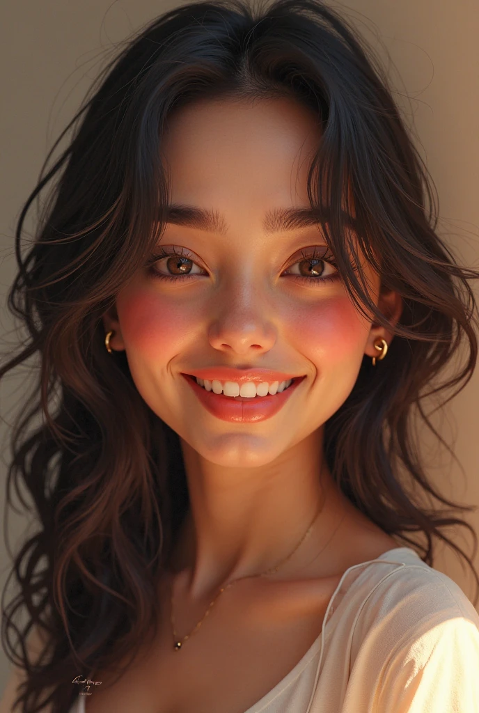 Zahide kayaci smiling - SeaArt AI