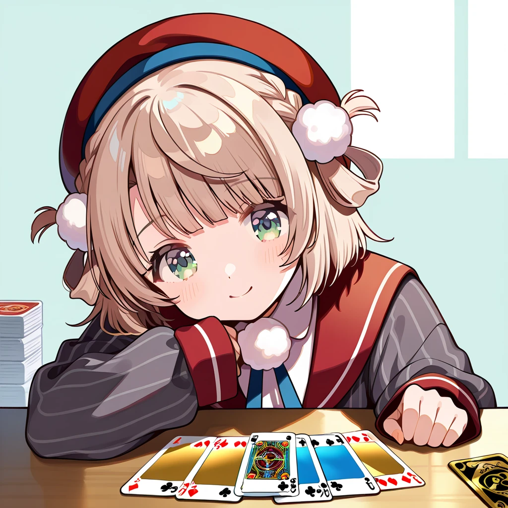 Shigure Ui \(virtual YouTuber\),green eyes, Gold, short hair - SeaArt AI