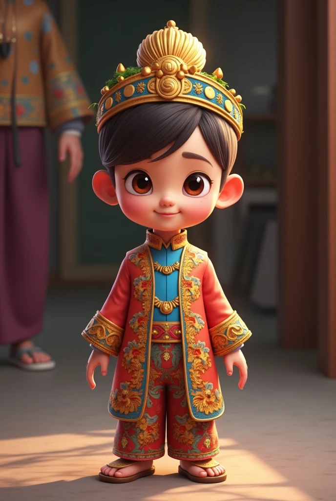 The game character design draft is specifically a ten-year-old Peranon ...