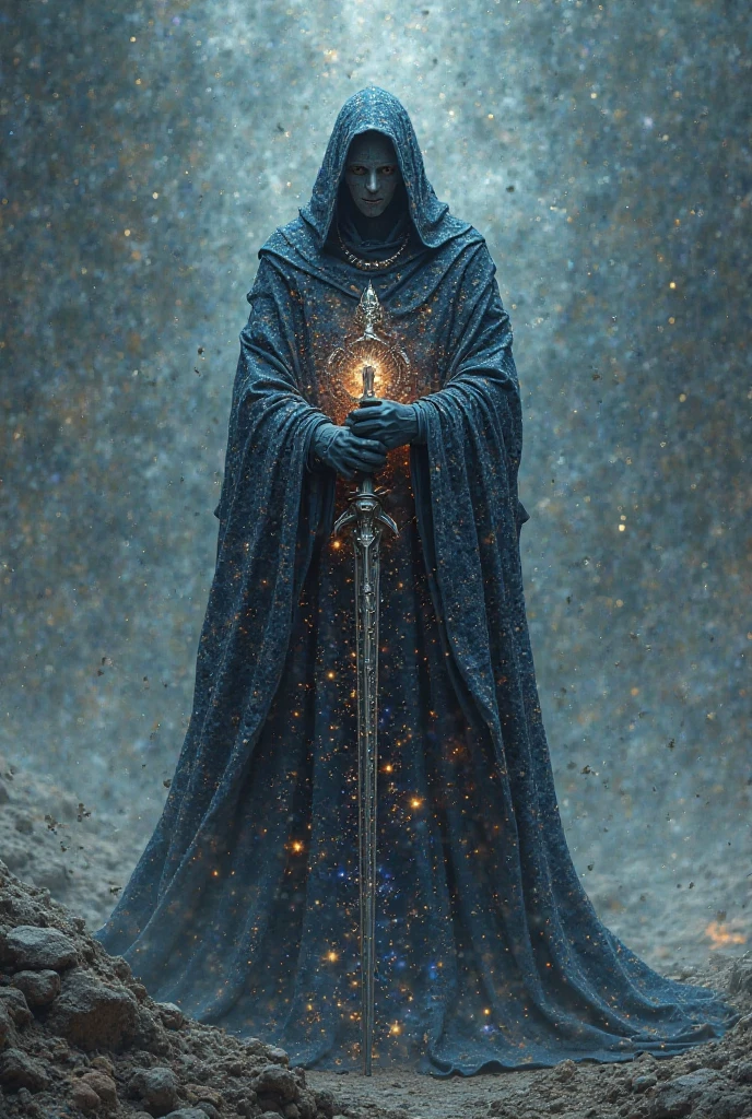 Knight of Transcendence: Appearance - A figure in a fluttering starcoat ...