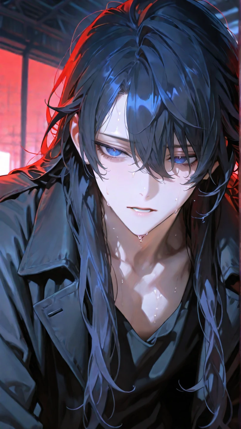 Masterpiece, (1 man), handsome, face, Both eyes of the same size ...