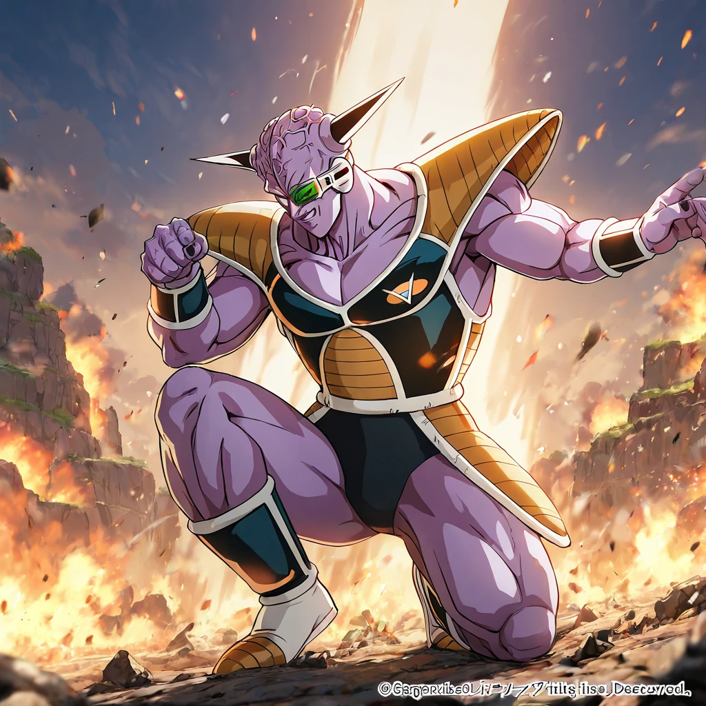 Ginyu,Rendered in 8K ultra-realistic quality, this image captures every ...