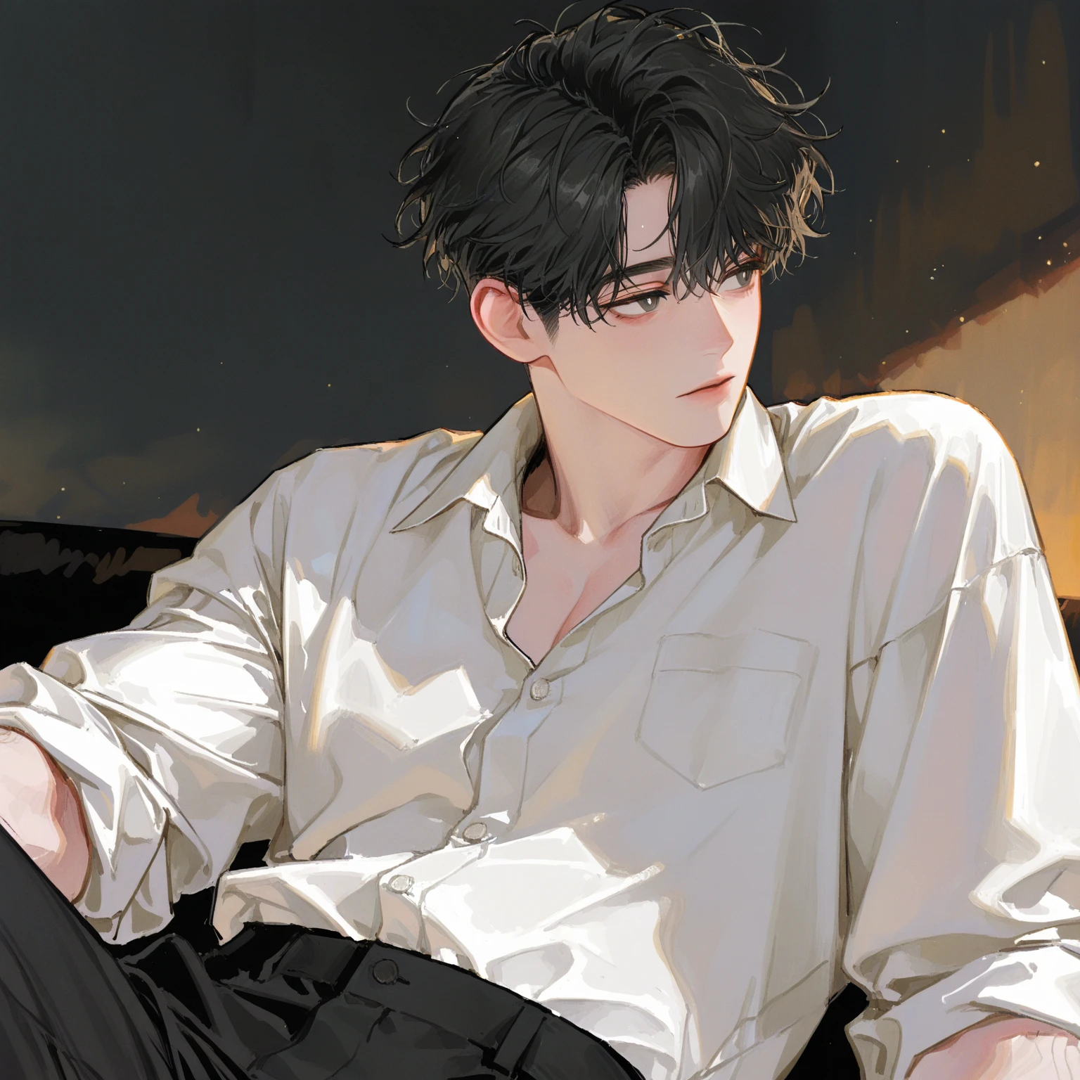 (Perfect face, very detailed face,)a boy,solo,(( a mature man in his 20s - SeaArt AI