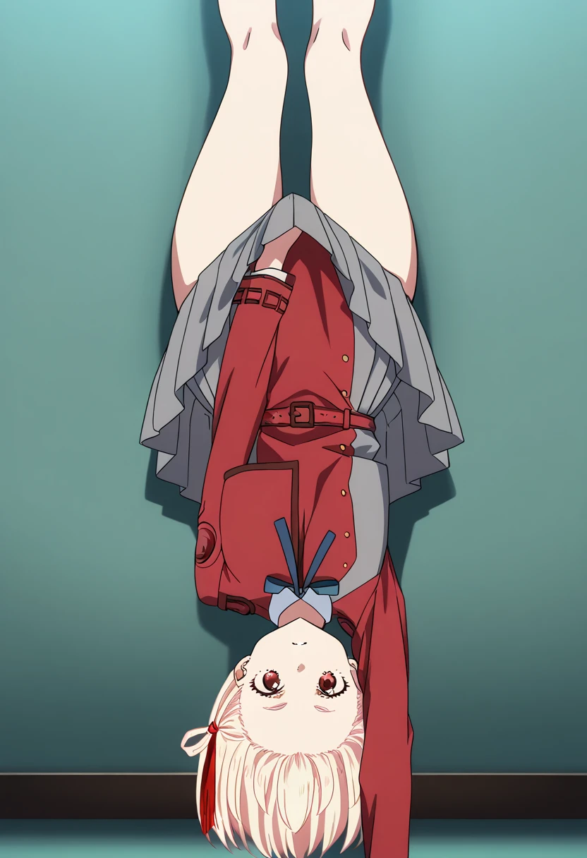 LycorisChallenge, one arm handstand, upside-down, covering crotch ...