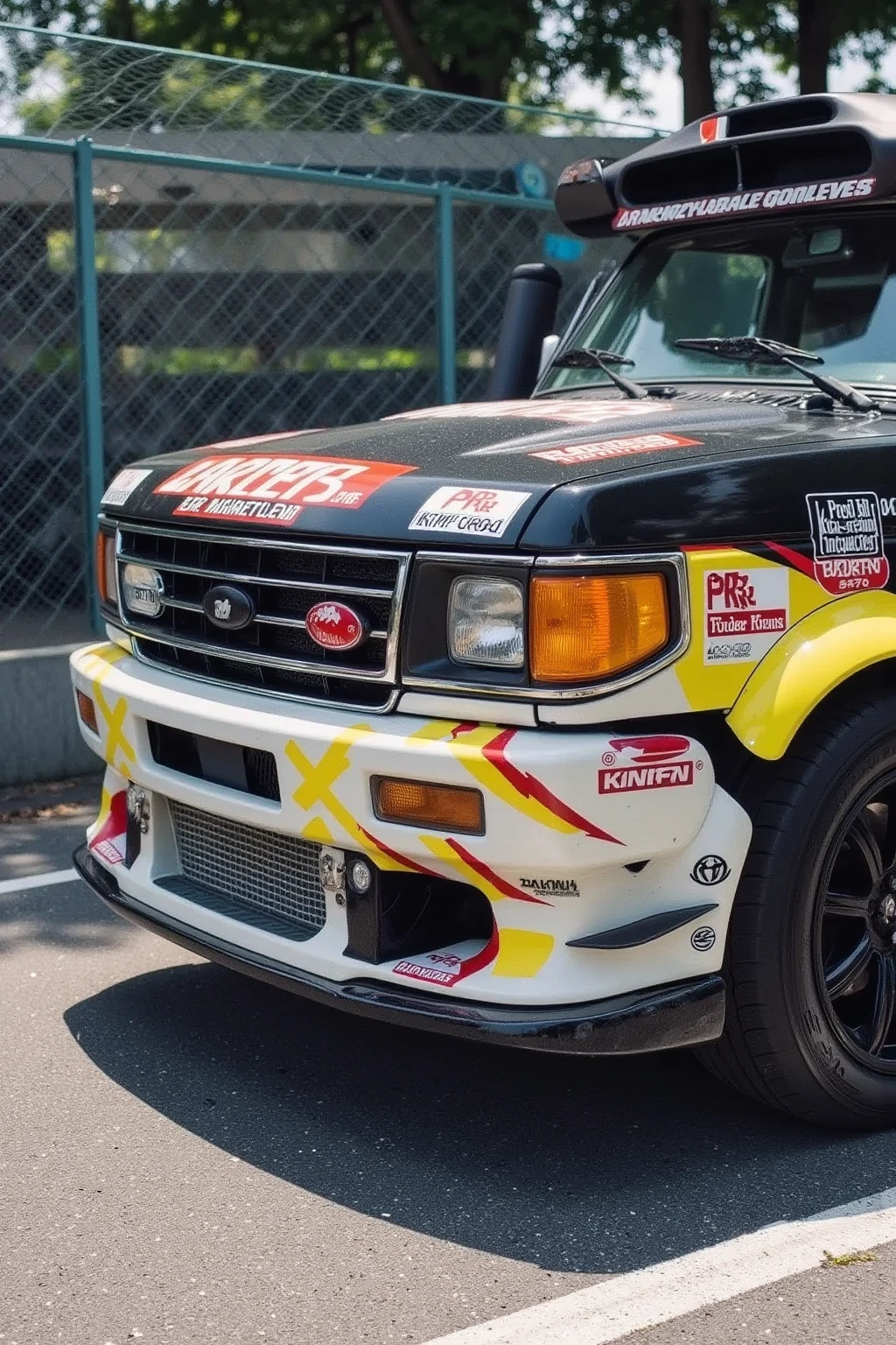 Car of Japanese make, Light truck, keitora, kei truk, racing mod ...