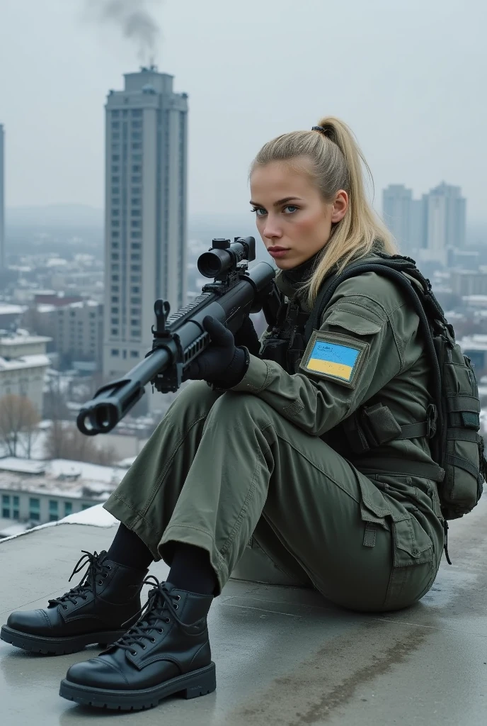 Ukrainian soldier Sniper Wolf slim fit athletic Ukrainian national ...