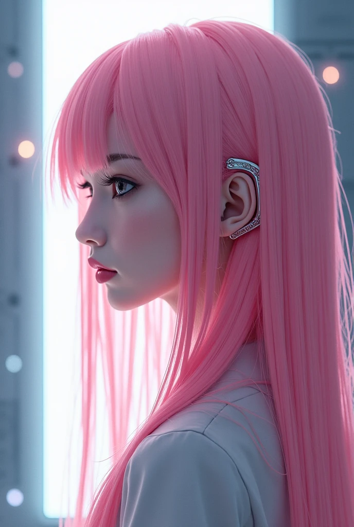 Vocaloid, cute sweet, pink colors, long hair, profile picture - SeaArt AI