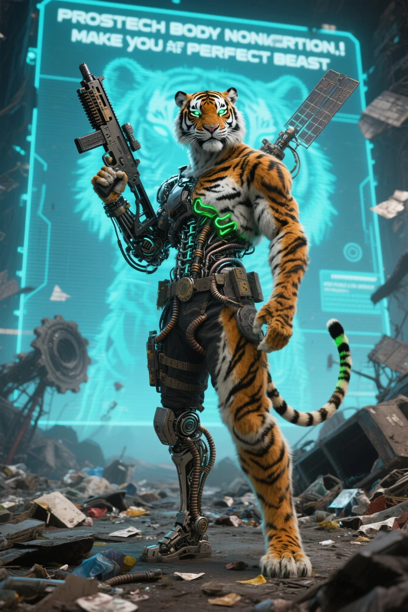 Bestia blindada Tigre de guerra!