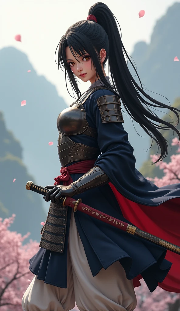 A hyper-realistic female version of Atomic Samurai from One Punch Man ...