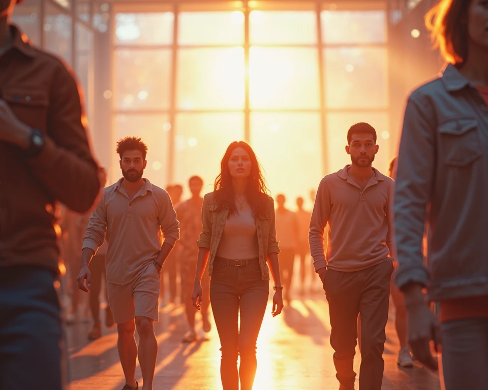 People must be in a well-lit environment - SeaArt AI