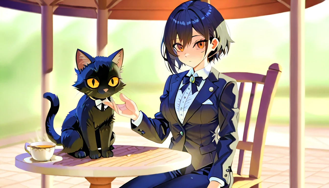 (0424)テーマ: アニマル・バトラー ( 休憩中の獣耳バトラー)