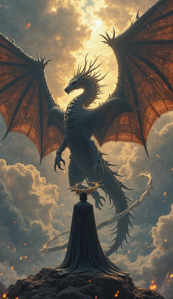 A once pure heavenly dragon, now corrupted and transformed into a dark ...