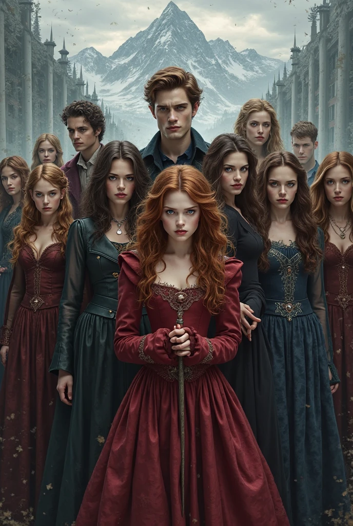 Image: Renesme Cullen and the Cullen family in place of the Volturi ...