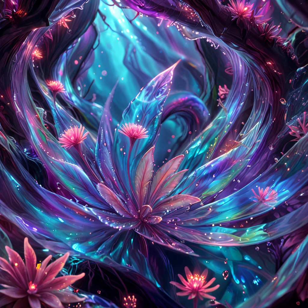 A stunning alien jungle on a distant exoplanet, captured in the ...